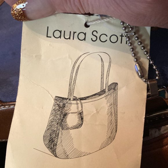 Laura Scott | Bags | Laura Scott Purse With Change Purse New Zip Close ...